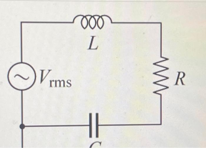 Solved (13\%) Problem 5: In the AC circuit shown in the | Chegg.com