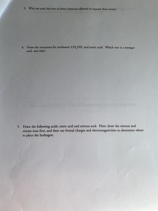 Solved 3. Why are only 3rd row or lower elements allowed to | Chegg.com