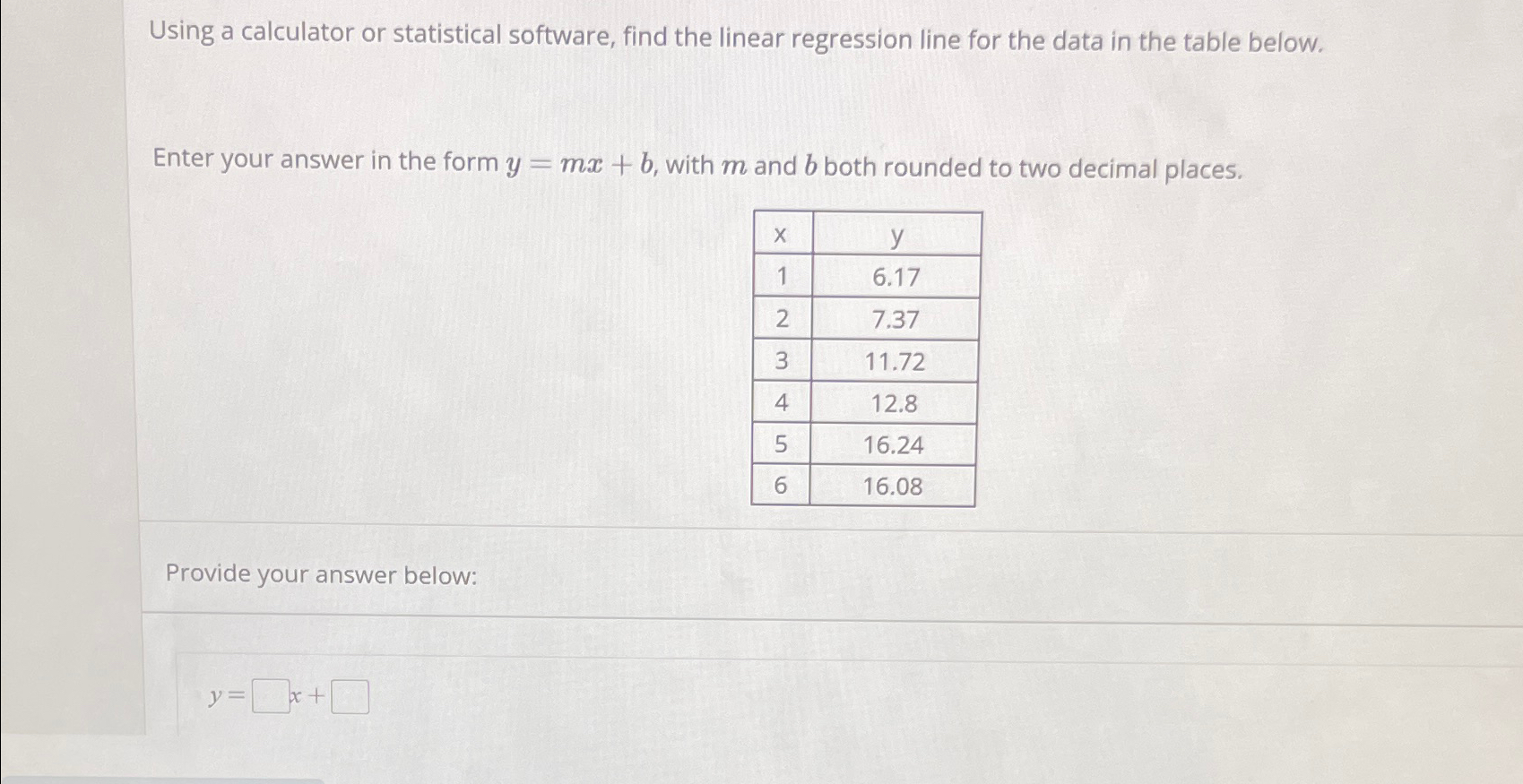 Using a calculator or statistical software, find the | Chegg.com