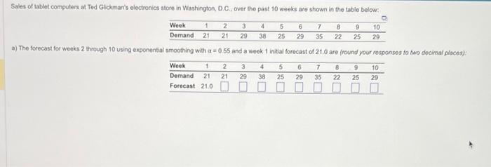 Solved α=0.55 | Chegg.com