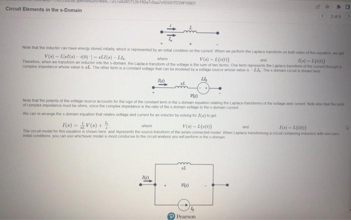 Solved Leaming Cool: To.uset Laplace tronstomm concepts to | Chegg.com
