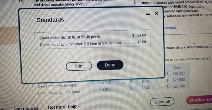 Solved The Yates Corporation manufactures lamps, It has set | Chegg.com