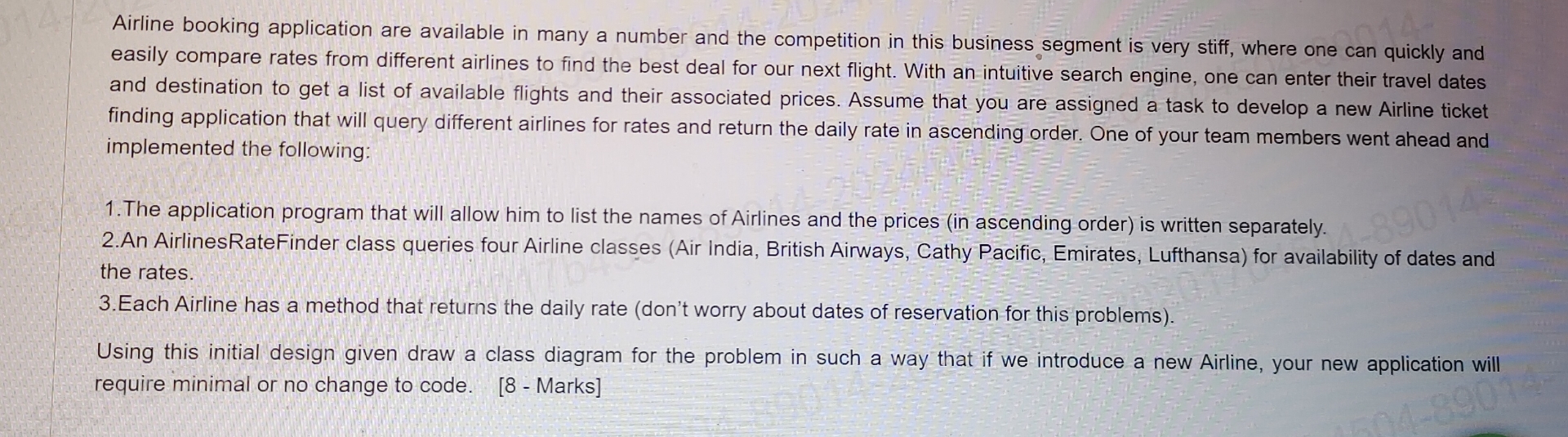 Solved Airline booking application are available in many a | Chegg.com