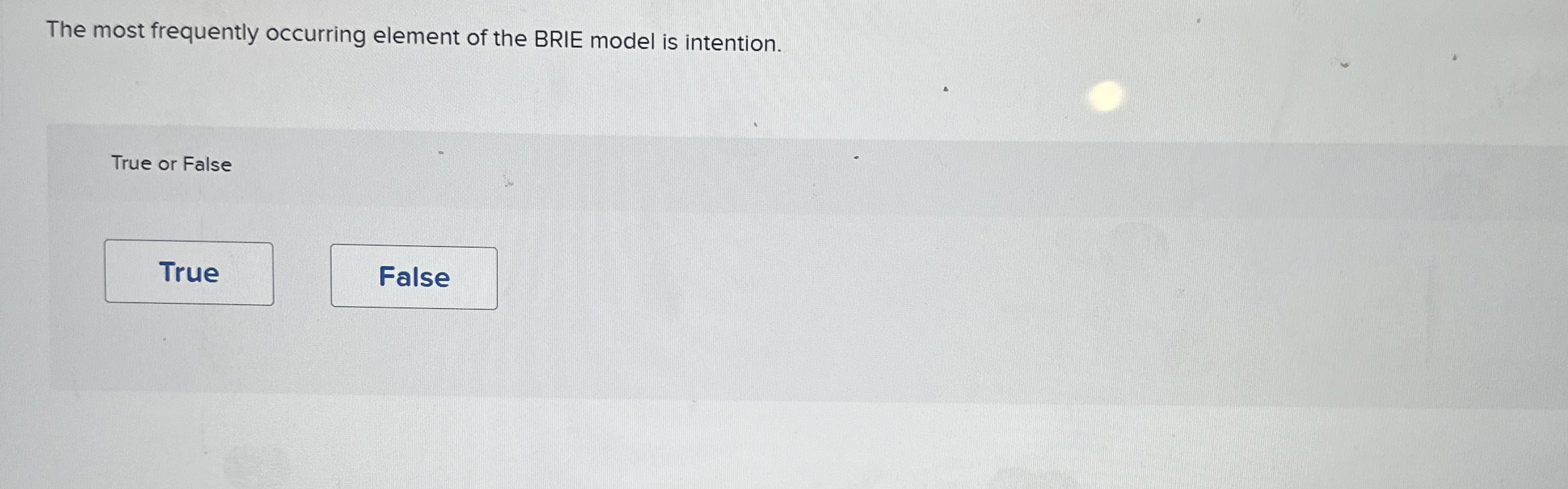 Solved The most frequently occurring element of the BRIE | Chegg.com