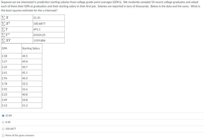Solved Suppose we are interested in prediction starting | Chegg.com