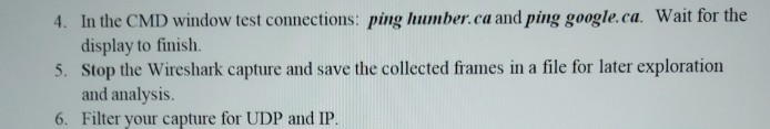 Solved 1. Load Wireshark but do not start a capture. 2. Open | Chegg.com