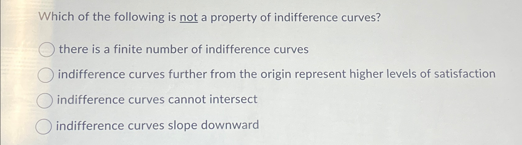 Solved Which of the following is not a property of | Chegg.com