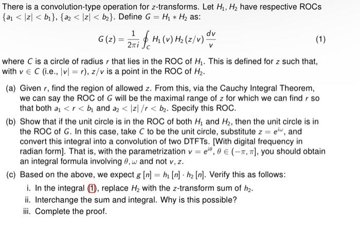 Solved There is a convolution-type operation for | Chegg.com