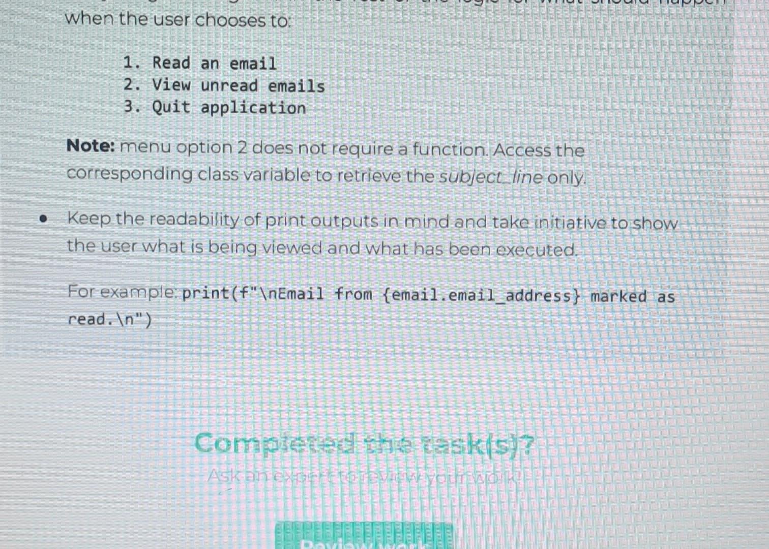 Solved In this task, we're going to be creating an Email | Chegg.com