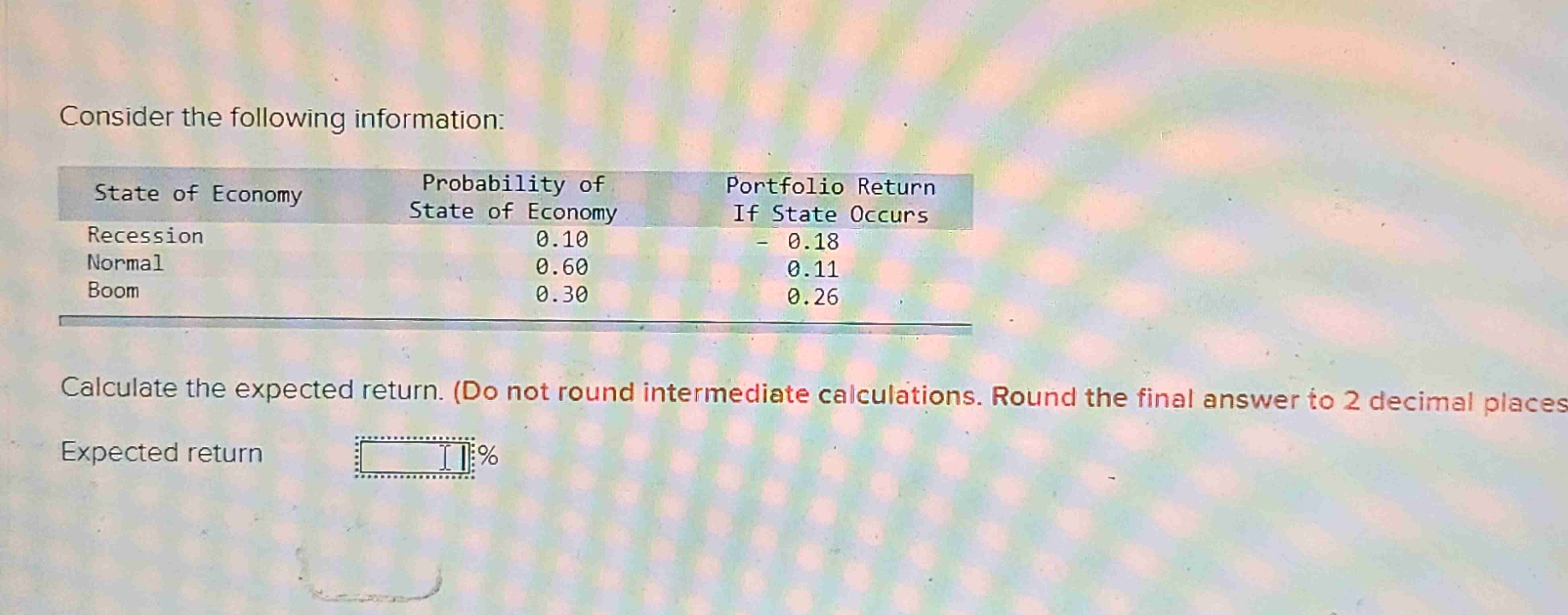 Solved Consider the following information. Calculate the | Chegg.com