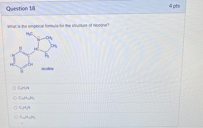 Solved What is the empirical formula for the structure of | Chegg.com
