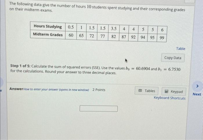 The following data give the number of hours 10 | Chegg.com