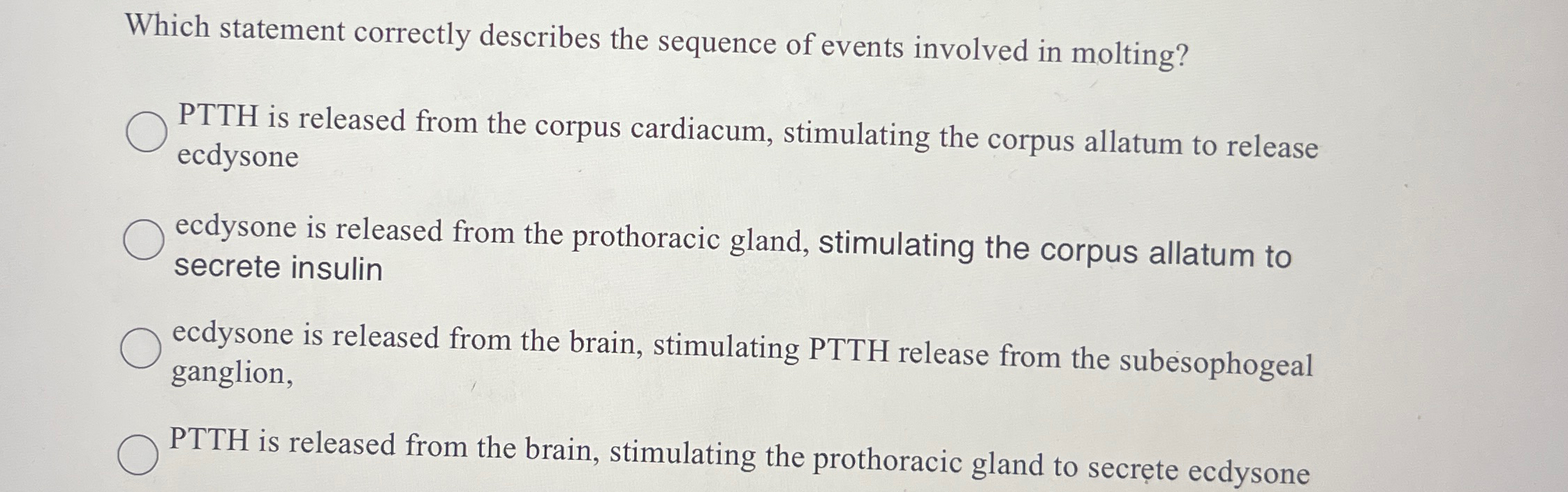 Solved Which statement correctly describes the sequence of | Chegg.com