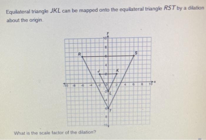 Solved Equilateral triangle JKL can be mapped onto the | Chegg.com