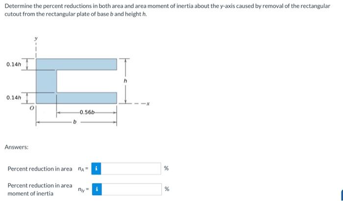 Solved Determine the percent reductions in both area and | Chegg.com