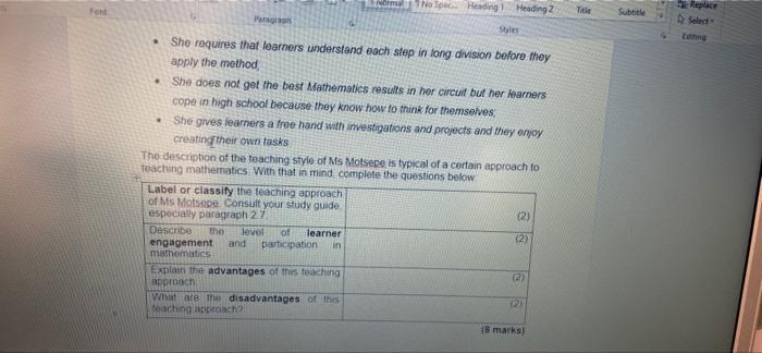 Solved (2) To answer this question, you need to understand | Chegg.com