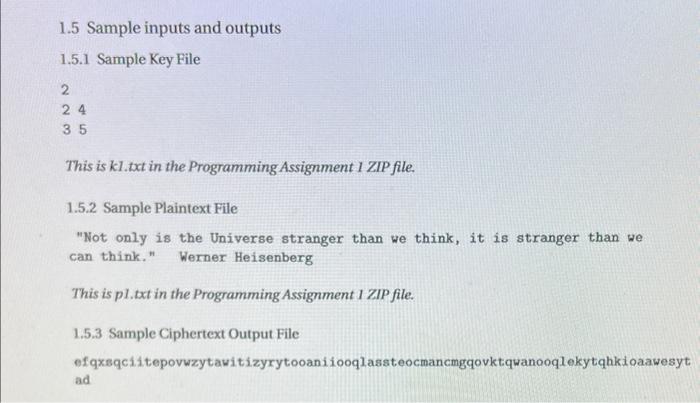 Solved In this assignment you'll write a program that | Chegg.com
