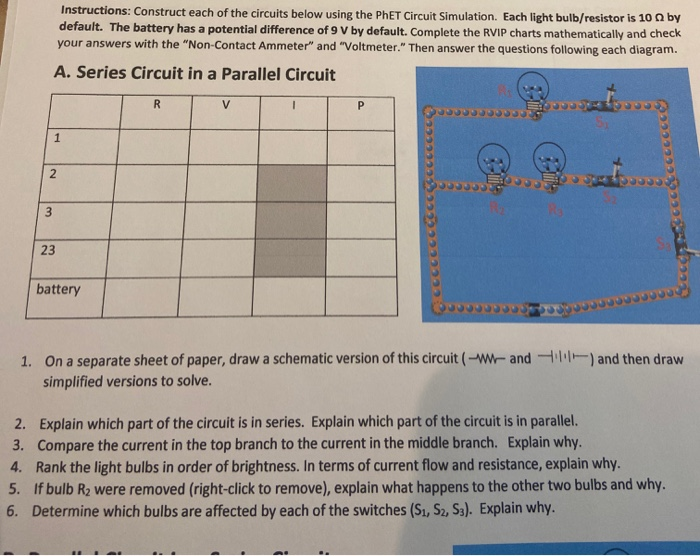 Solved Instructions: Construct each of the circuits below | Chegg.com