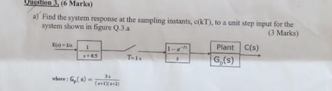 Solved Question 3, (6 Marks)a) Find the system response at | Chegg.com Solved Question 3, (6 Marks)a) Find the system response at | Chegg.com