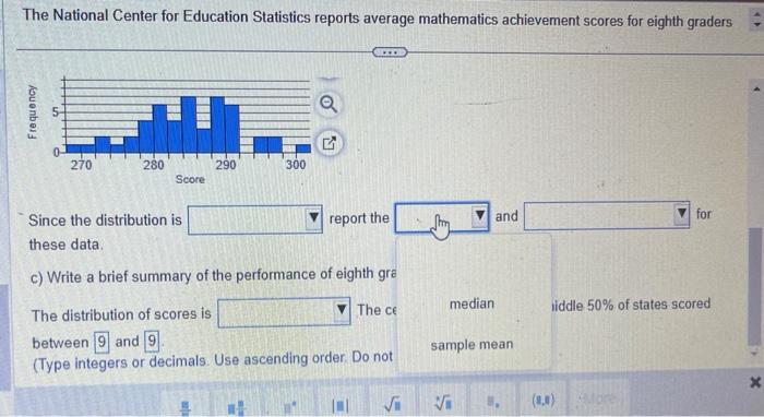 Solved The National Center for Education Statistics reports | Chegg.com