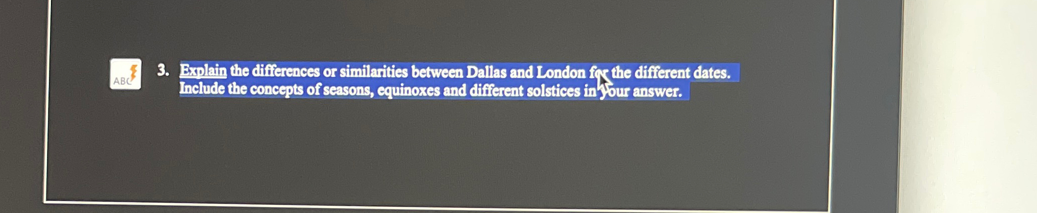 Solved Explain the differences or similarities between | Chegg.com