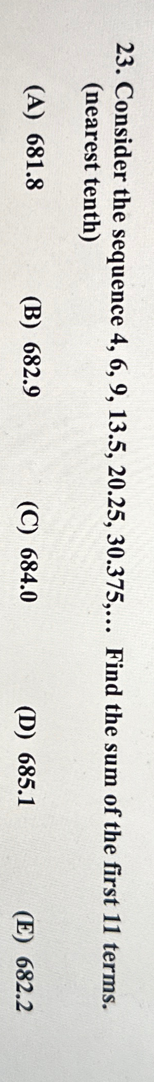Solved Consider the sequence 4,6,9,13.5,20.25,30.375,dots | Chegg.com