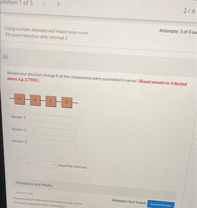 Solved MagTech assembles Blu-ray players from four major | Chegg.com