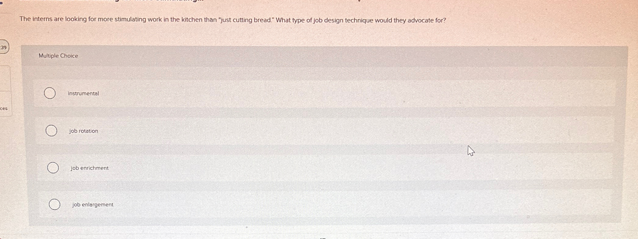 Solved The interns are looking for more stimulating work in | Chegg.com