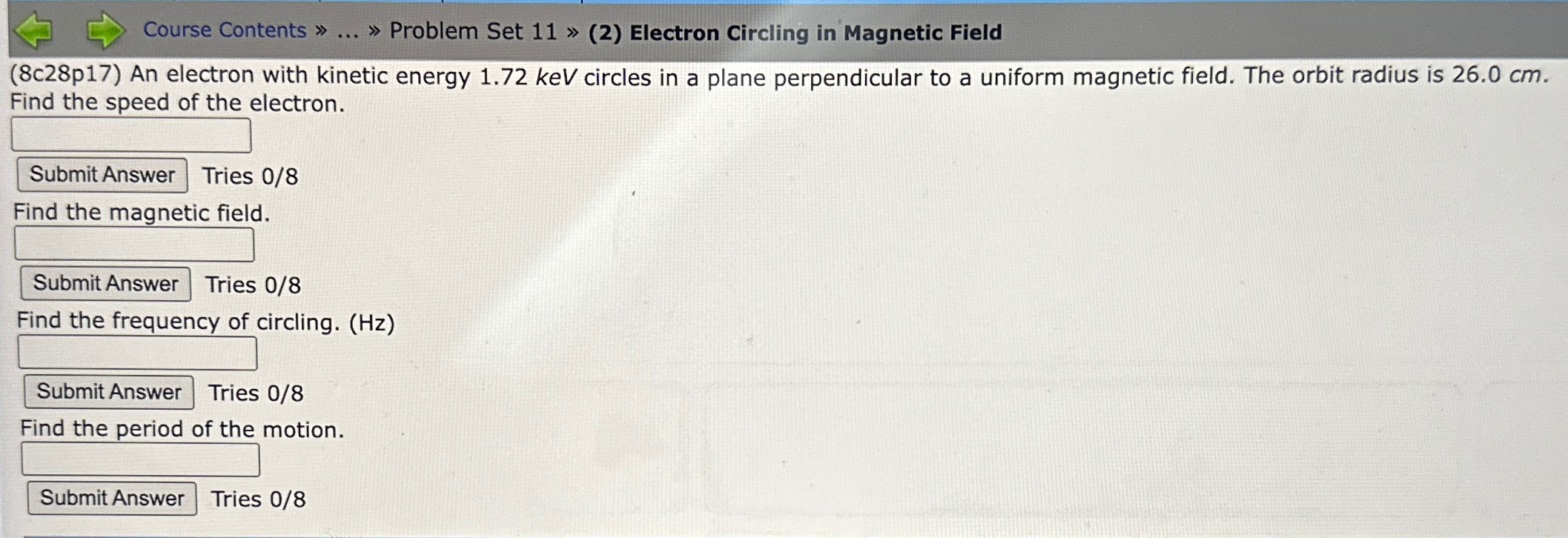 Solved Course Contents » ... » ﻿Problem Set 11≫ (2) | Chegg.com