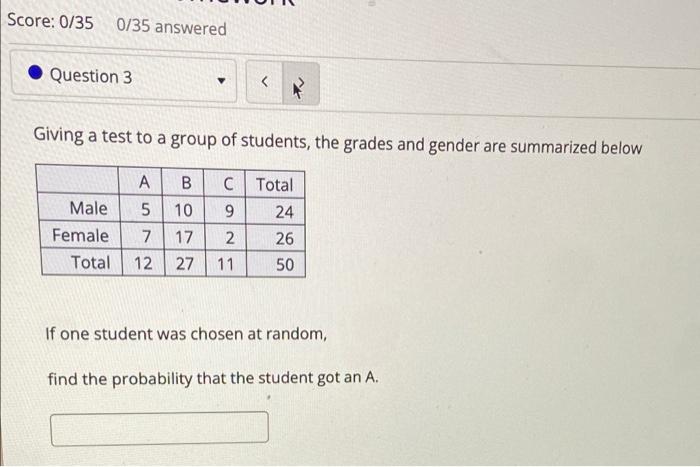 Solved Question 1 Giving a test to a group of students, | Chegg.com