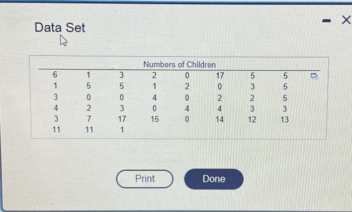 Solved K The accompanying data set lists the numbers of | Chegg.com