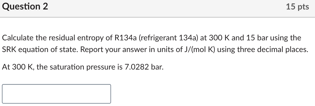 Solved Calculate the residual entropy | Chegg.com