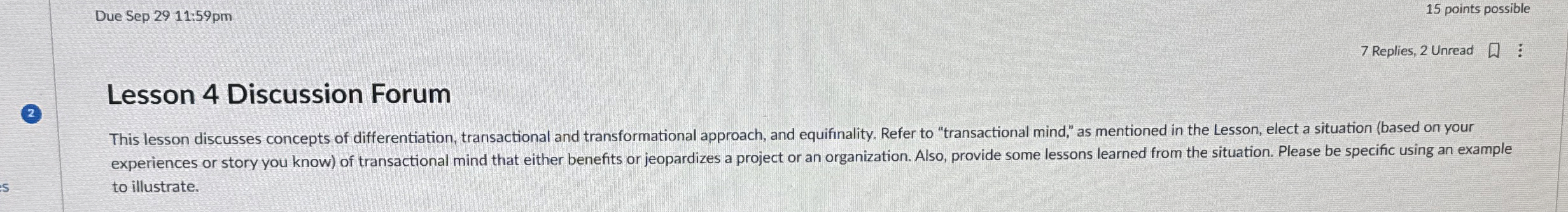 Solved Lesson 4 ﻿Discussion ForumThis lesson discusses | Chegg.com