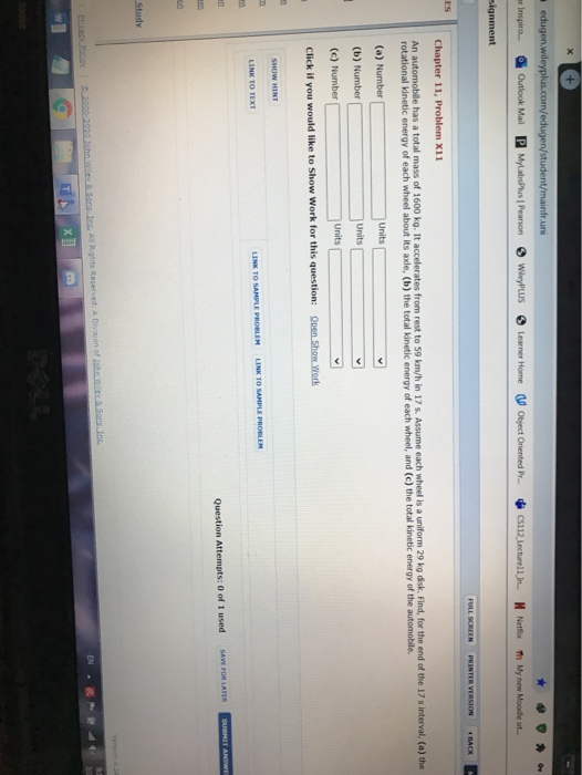 Solved edugen.wileyplus.com/edugen/student/mainfr.uni or | Chegg.com