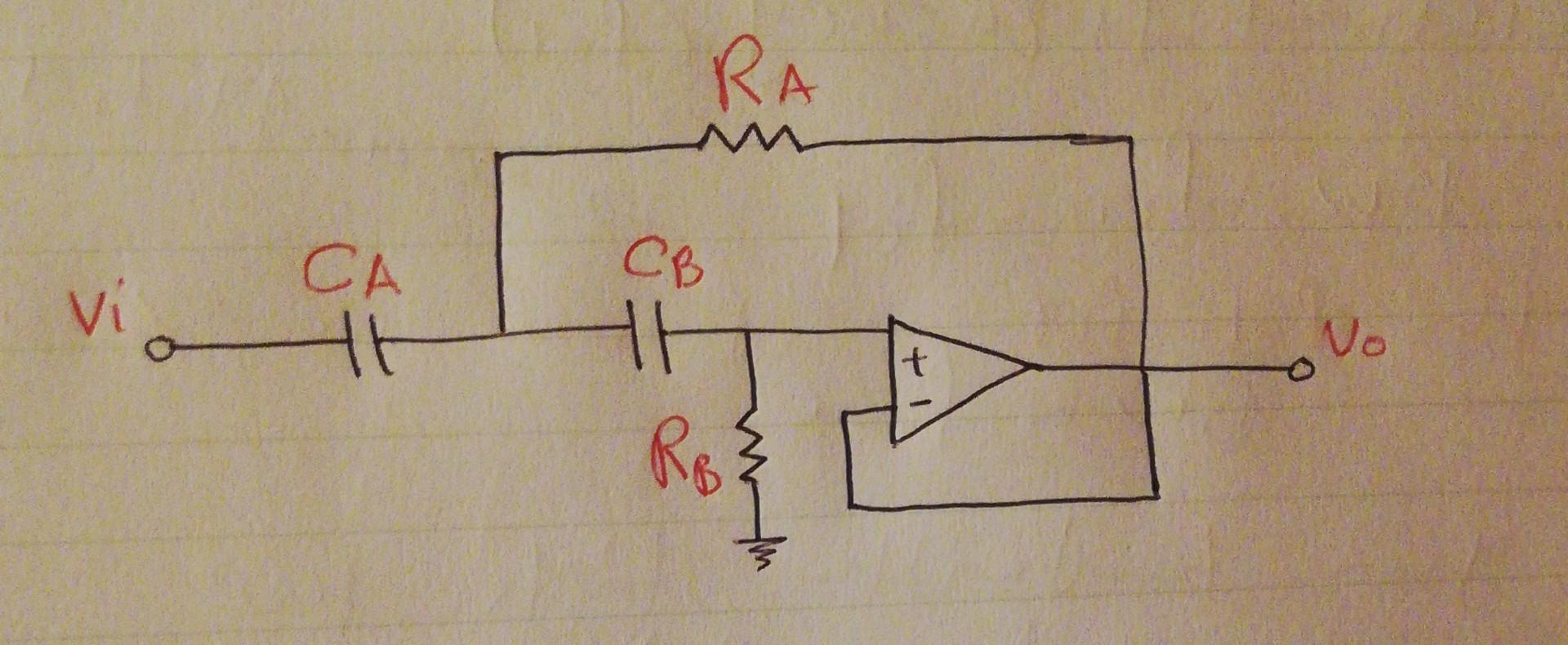 Solved Find the transfer function of the high pass filter | Chegg.com