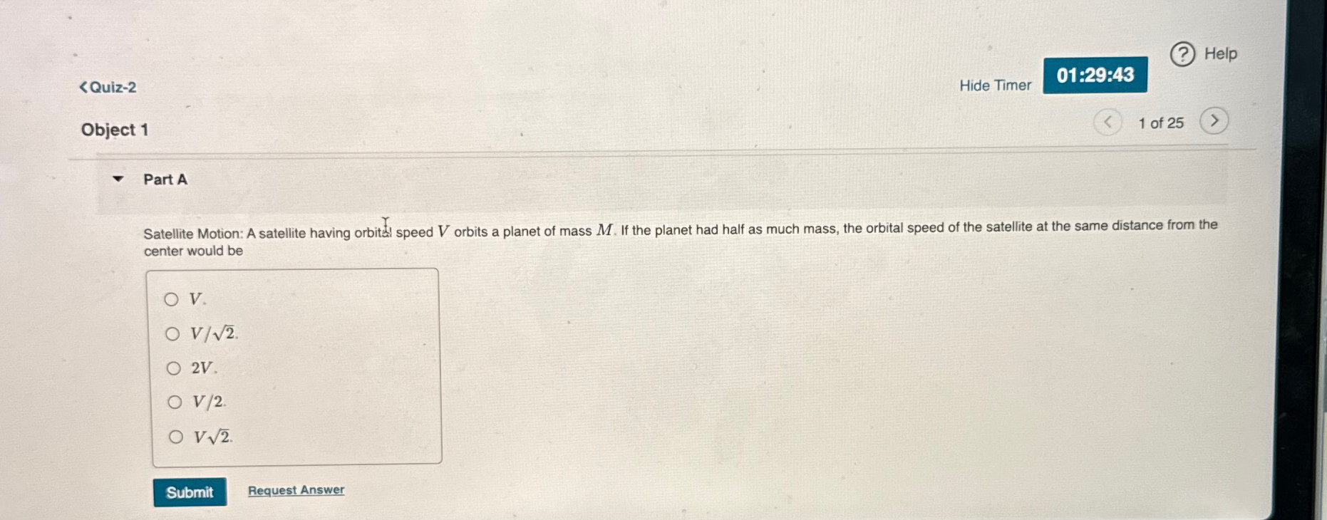 Solved (?) ﻿HelpMV222VV2V22V ﻿orbits a planet of ﻿mass M. If | Chegg.com