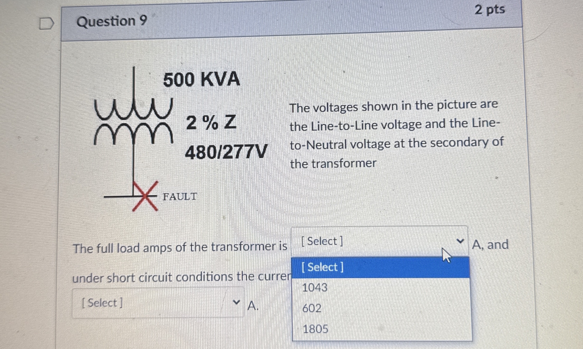 Solved Question 9The voltages shown in the picture arethe | Chegg.com