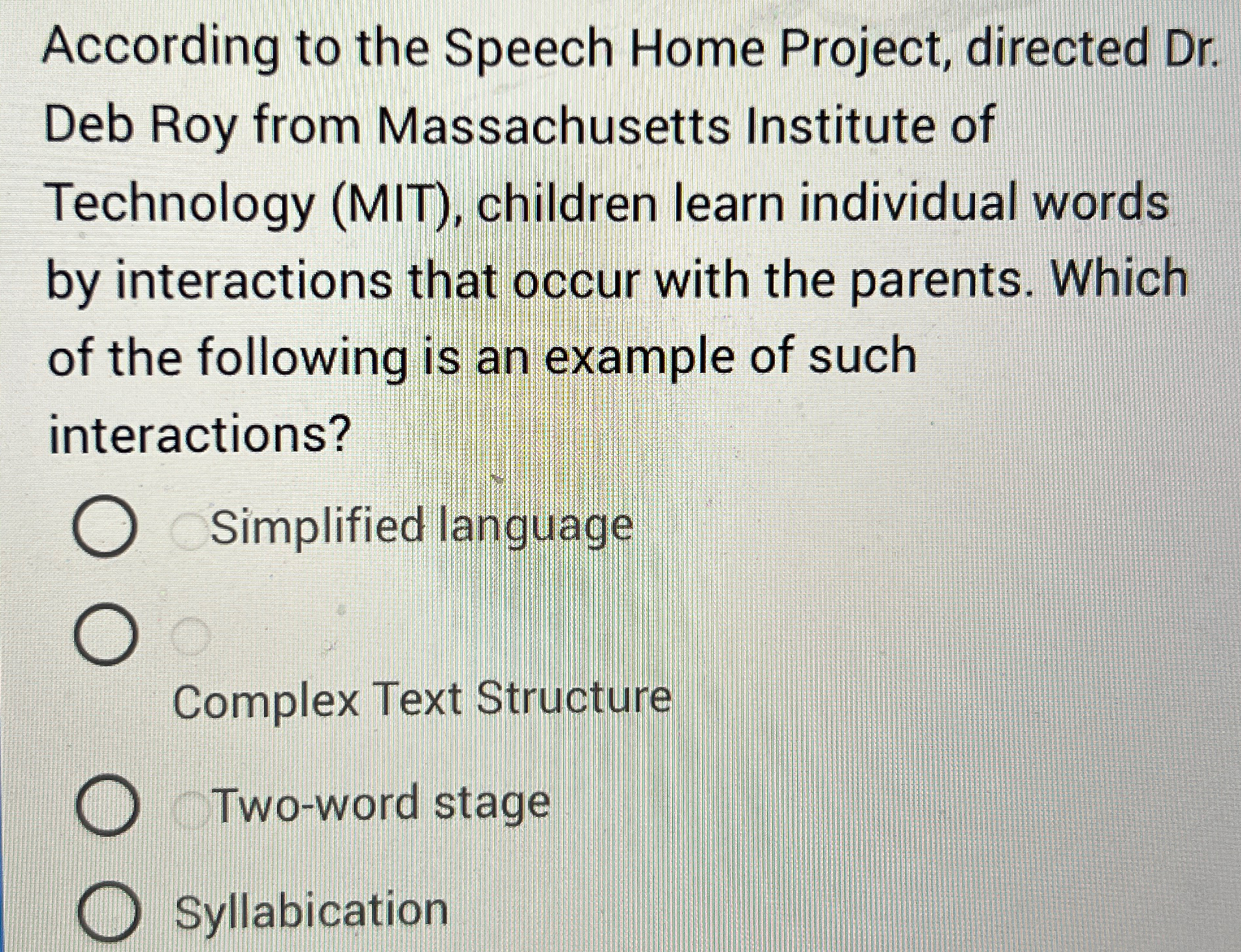 Solved According to the Speech Home Project, directed Dr. | Chegg.com