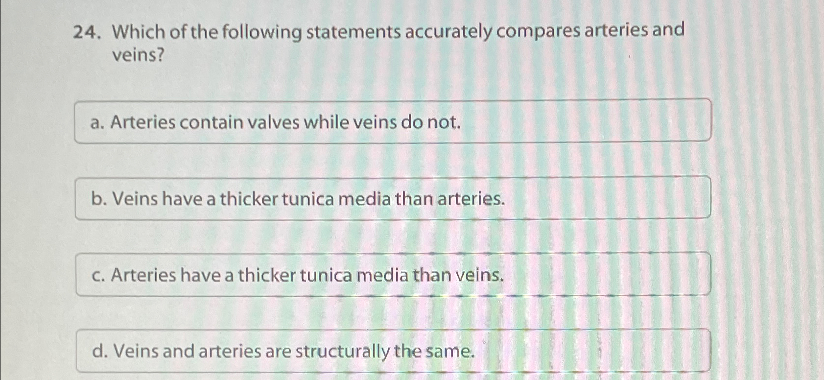 Solved Which of the following statements accurately compares | Chegg.com