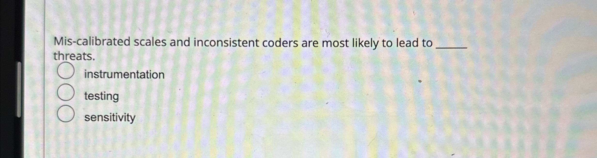 Solved Mis-calibrated scales and inconsistent coders are | Chegg.com