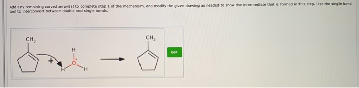 Solved Add any remaining curved arrow(s) to complete step 1 | Chegg.com