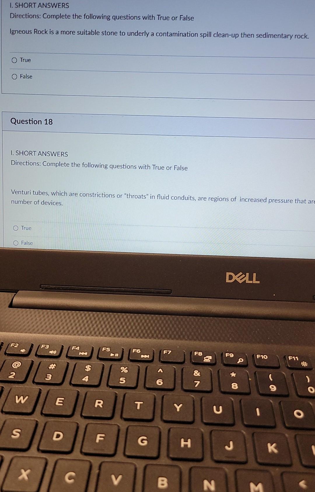Solved I. SHORT ANSWERS Directions: Complete the following | Chegg.com