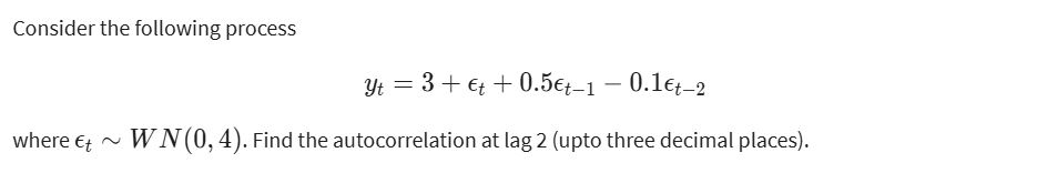 Solved Consider the following | Chegg.com
