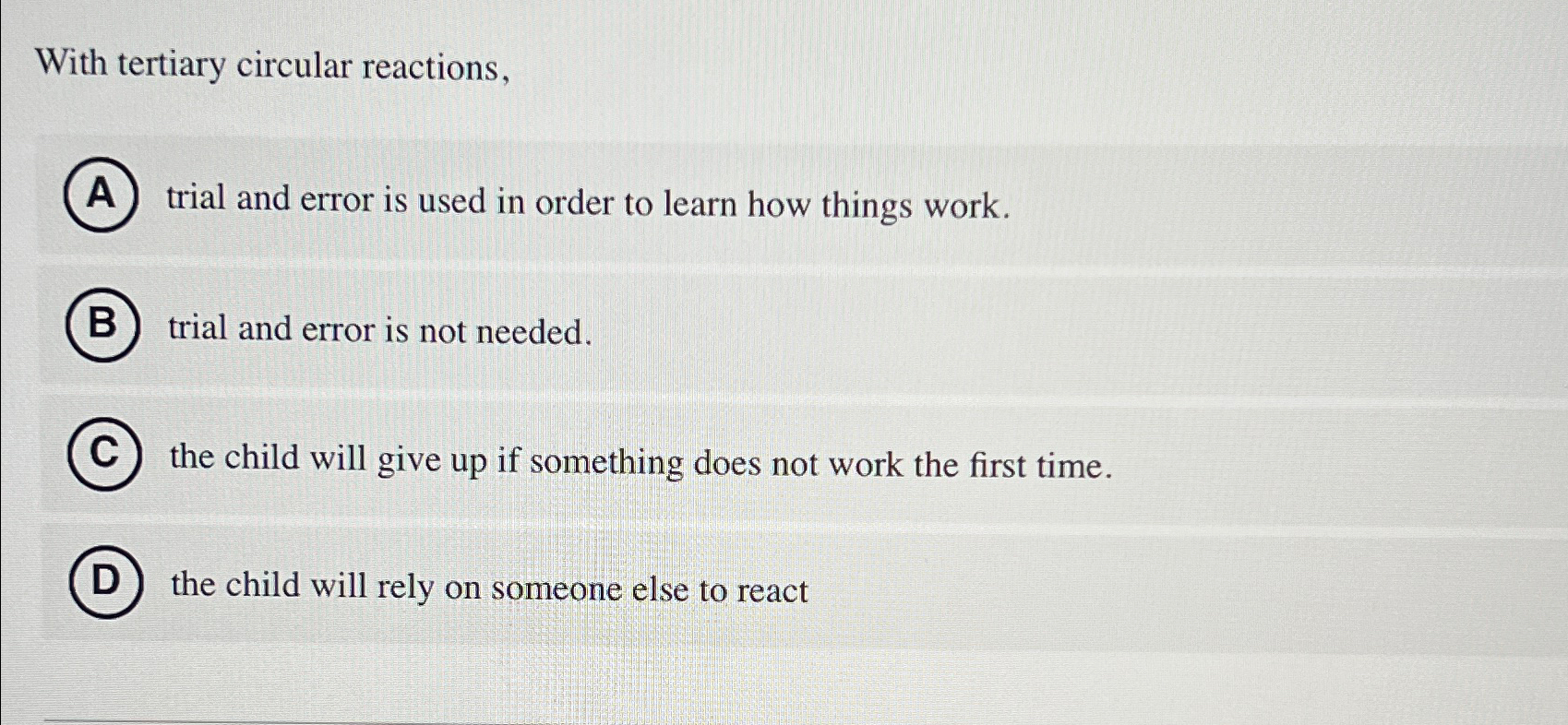 Solved With tertiary circular reactions,trial and error is | Chegg.com
