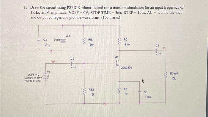 Pspice Schematic Capture Pspice – Capteur Photoélectrique