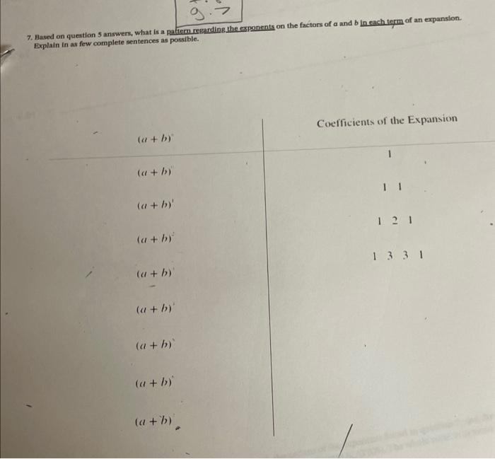5. a). A+Bb). A to the exponent of 2 plus 2ab plus | Chegg.com