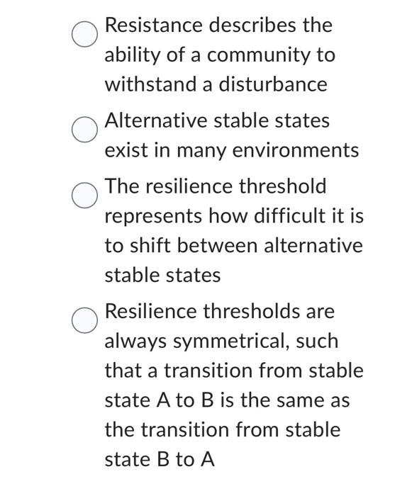 Solved Which of the following is FALSE regarding resistance, | Chegg.com