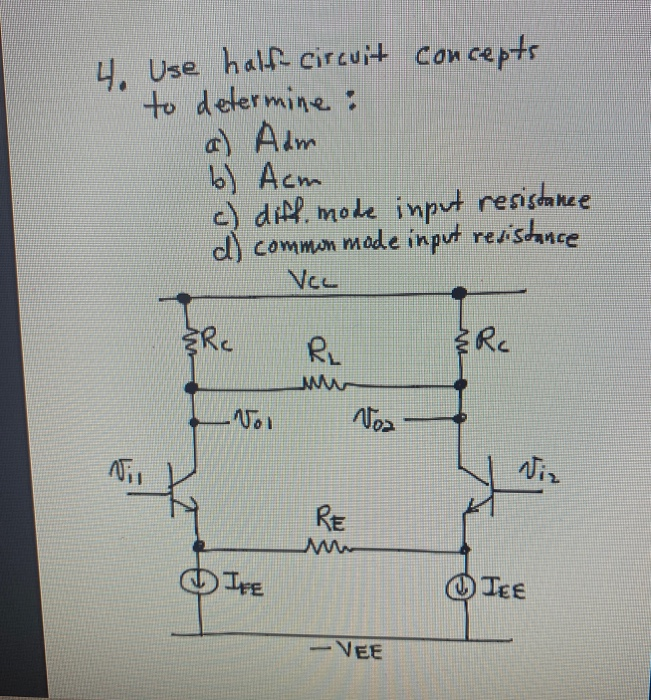 Solved 4. Use half circuit Concepts to determine: a) Adm b) | Chegg.com Solved 4. Use half circuit Concepts to determine: a) Adm b) | Chegg.com