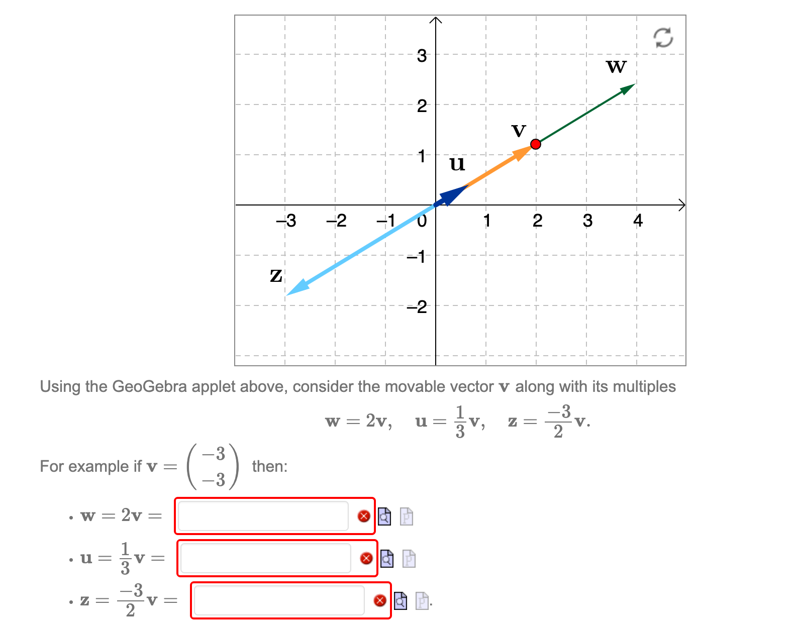 Solved Using the GeoGebra applet above, consider the movable | Chegg.com