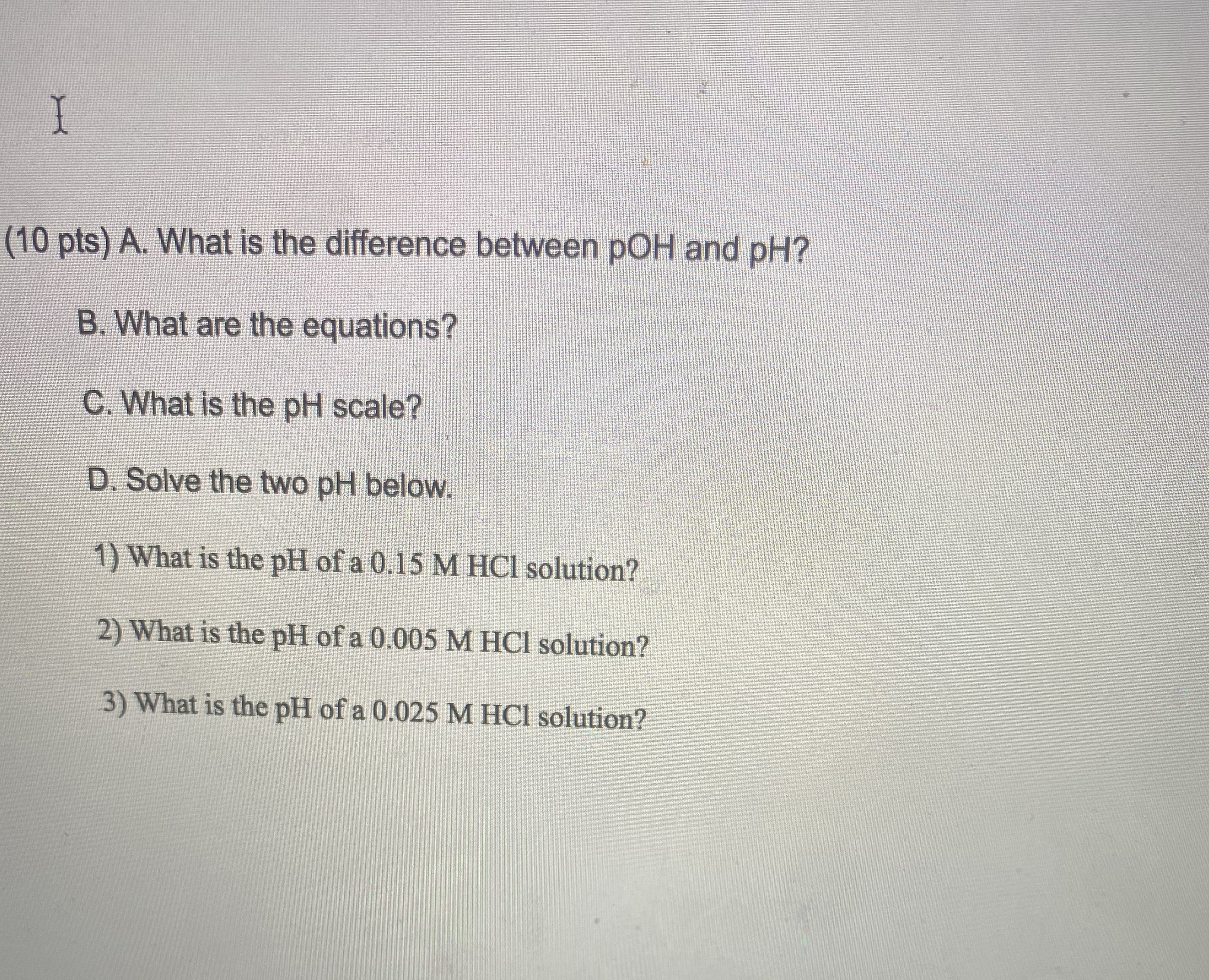 Solved please show me how to solve and show work. | Chegg.com